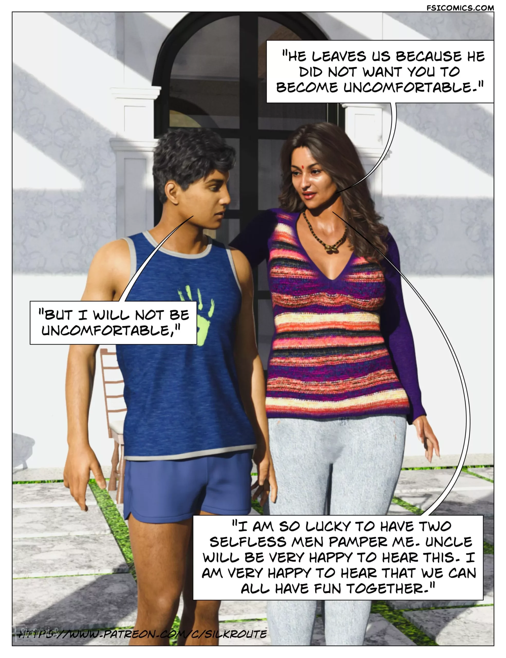 Aunty & Uncle Chapter 5 – Silk Route | Ira Raman [Complete] - FSIComics